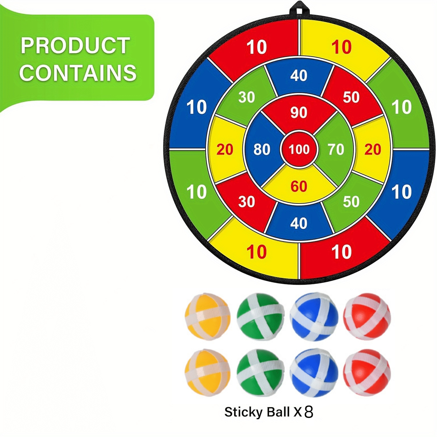 72cm Large Dart Board Double-Sided Dart Board With Sticky Balls And ...