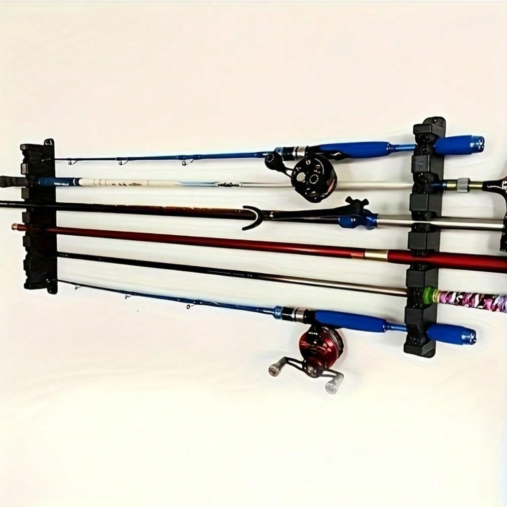 2pcs Fishing Rod Storage Display Racks, Horizontal Wall Mounted Fishing ...