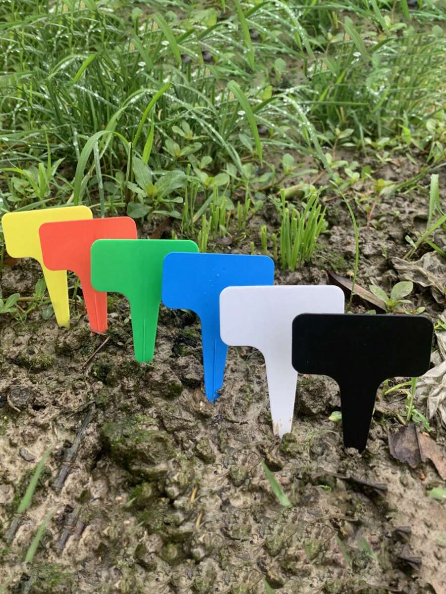 12pcs Thick Colorful Plastic Tags For Gardening Flower And Plant ...