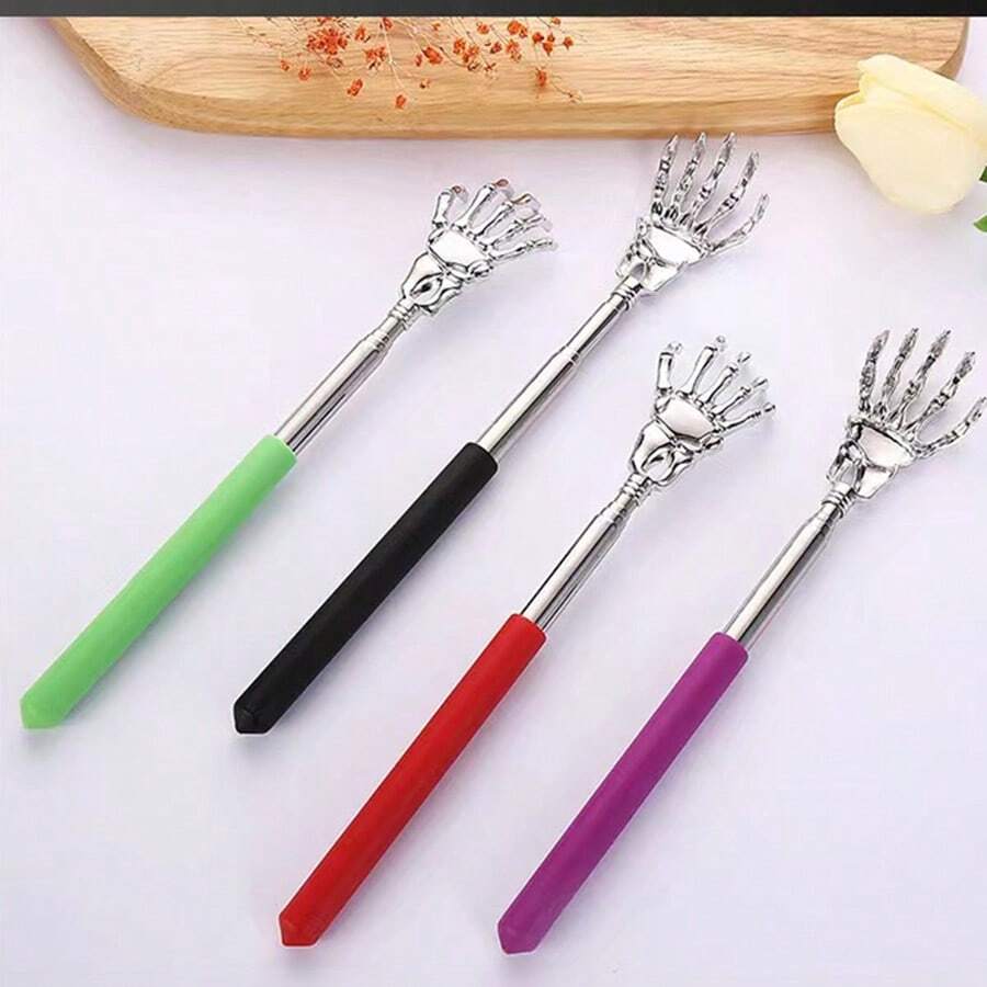 1PC Ghost Hand Stainless Steel Retractable Tickle Scratcher Portable ...