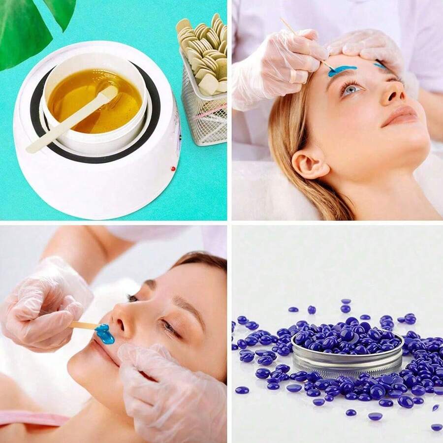 100 Pieces Wooden Wax Sticks - Body Eyebrow, Lip, Nose Small Waxing ...