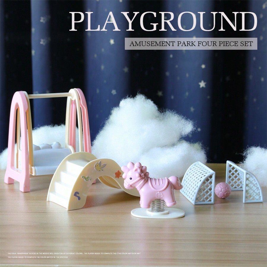1set Miniature Scene Toy, Amusement Park Creative Ornaments, Dollhouse ...