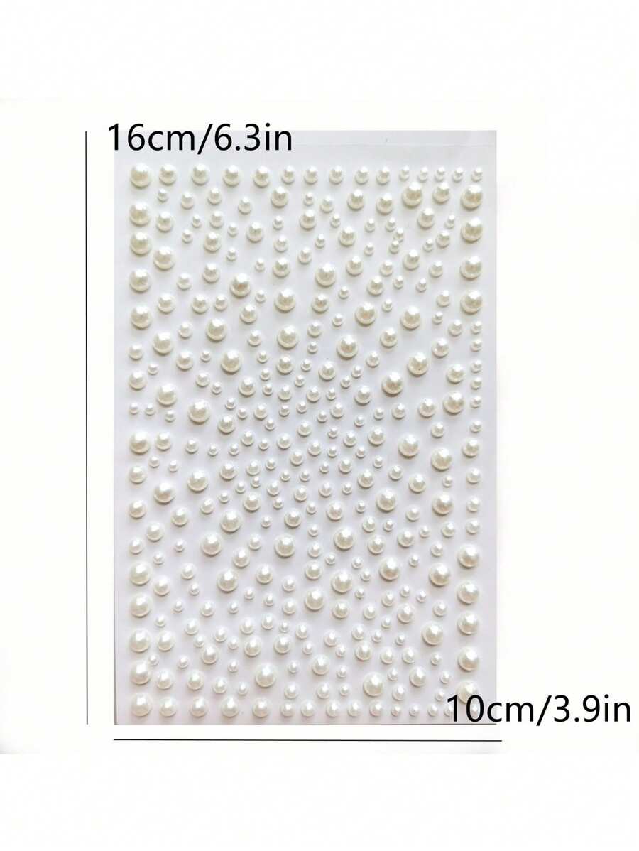 1sheet Pearl Stickers DIY Home Decoration - Self-Adhesive Flat Back ...