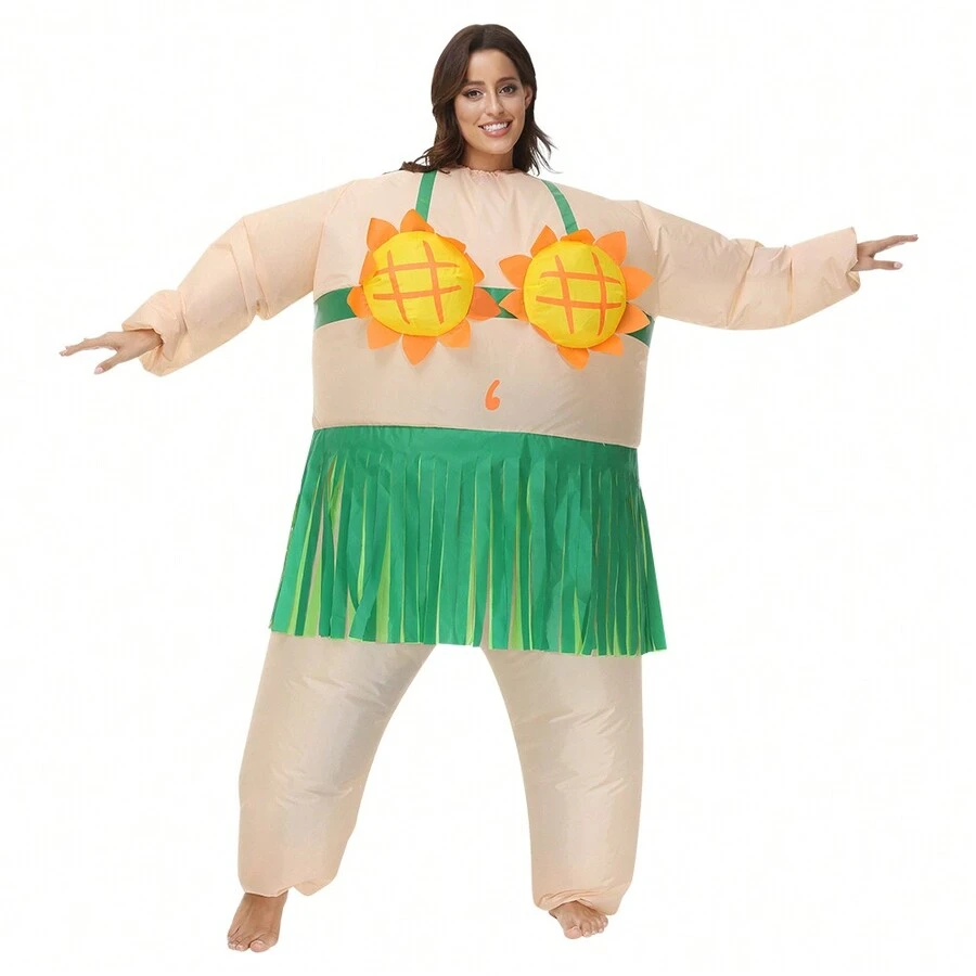 Inflatable Costume Adult Sunflower Ballet Sumo Funny Explosion Costume ...