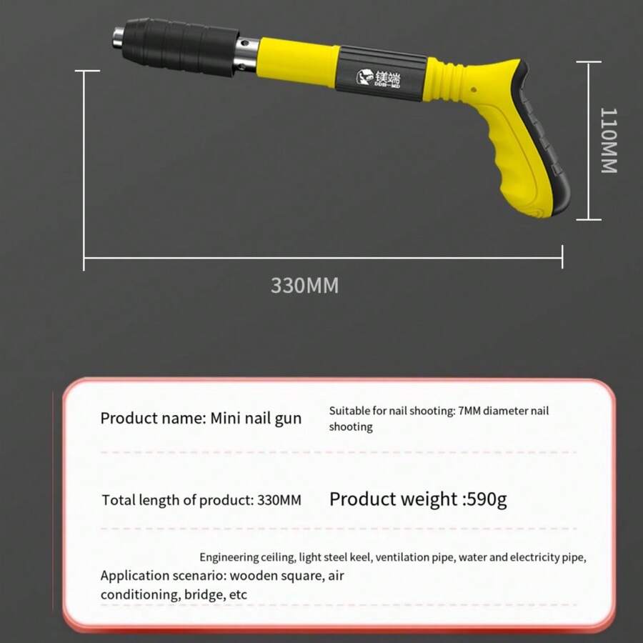 Mini Staple Gun For Ceiling Installation, A/C, Water And Electricity ...