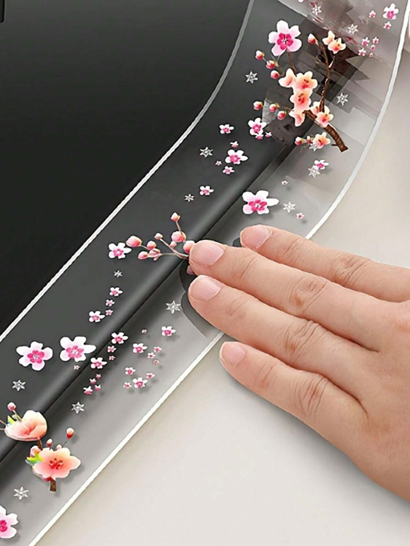 1 Roll, Flower Print Waterproof Mildew-Proof Sealing Tape,Kitchen Seam ...