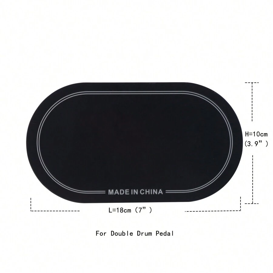 2pcs Drumhead Reinforced Anti-Wear Patch, Bass Drum Resonance Patch, Pedal Protection Pad Set ...