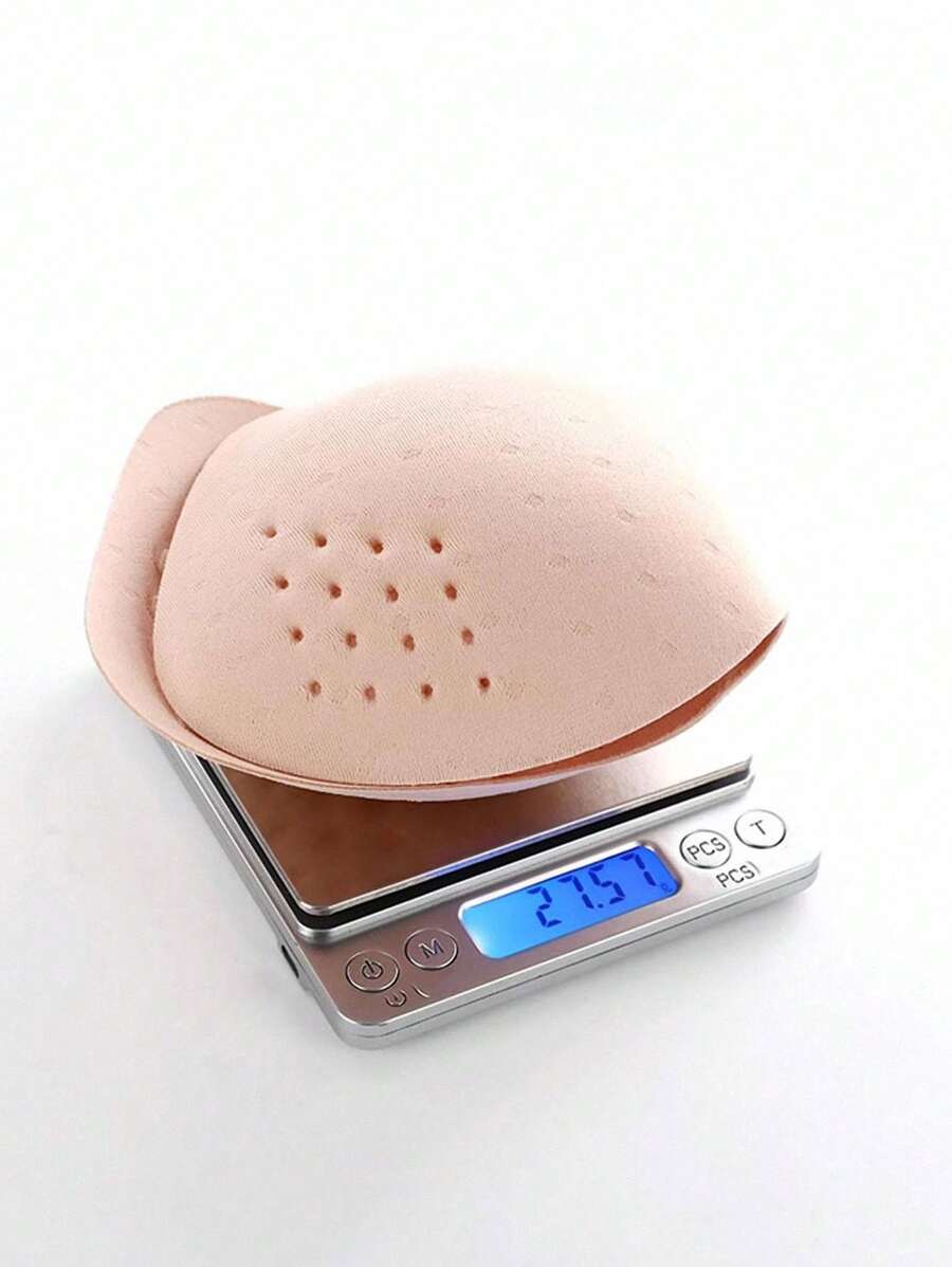 2 Pairs Of Apricot Color Latex Breast Pad Inserts For Big Breasts ...