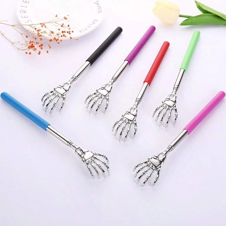 1PC Ghost Hand Stainless Steel Retractable Tickle Scratcher Portable ...