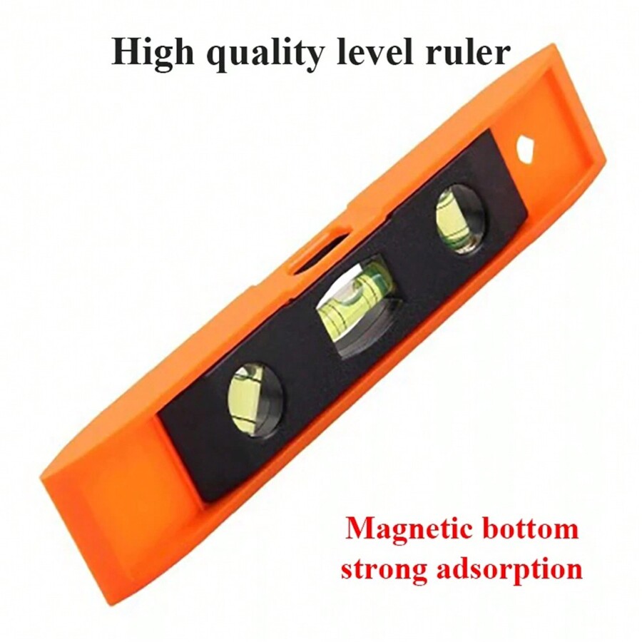 9 Inch Magnetic Spirit Level 3 Bubble Mini Portable Spirit Level Tool ...