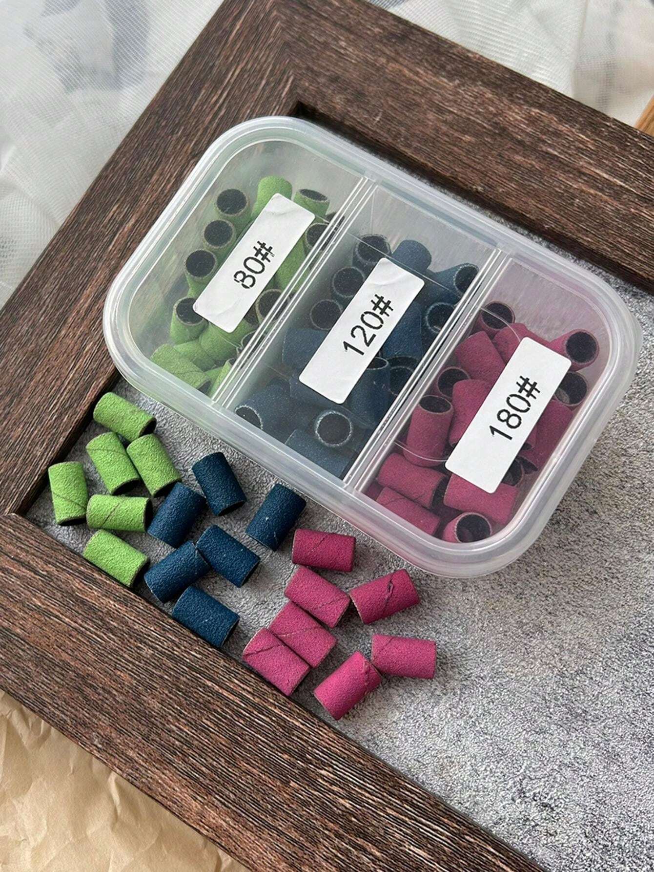 Manicure Tool Set With Sanding Ring, Sanding Head And Colorful Sanding ...