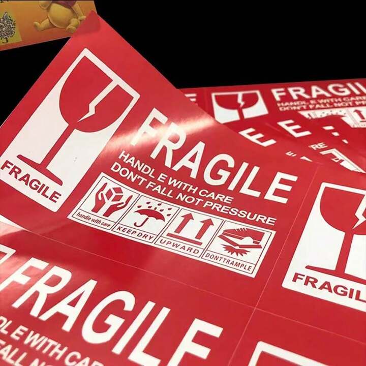 120pcs Fragile Handle With Care Labels Stickers For Moving, Glass ...