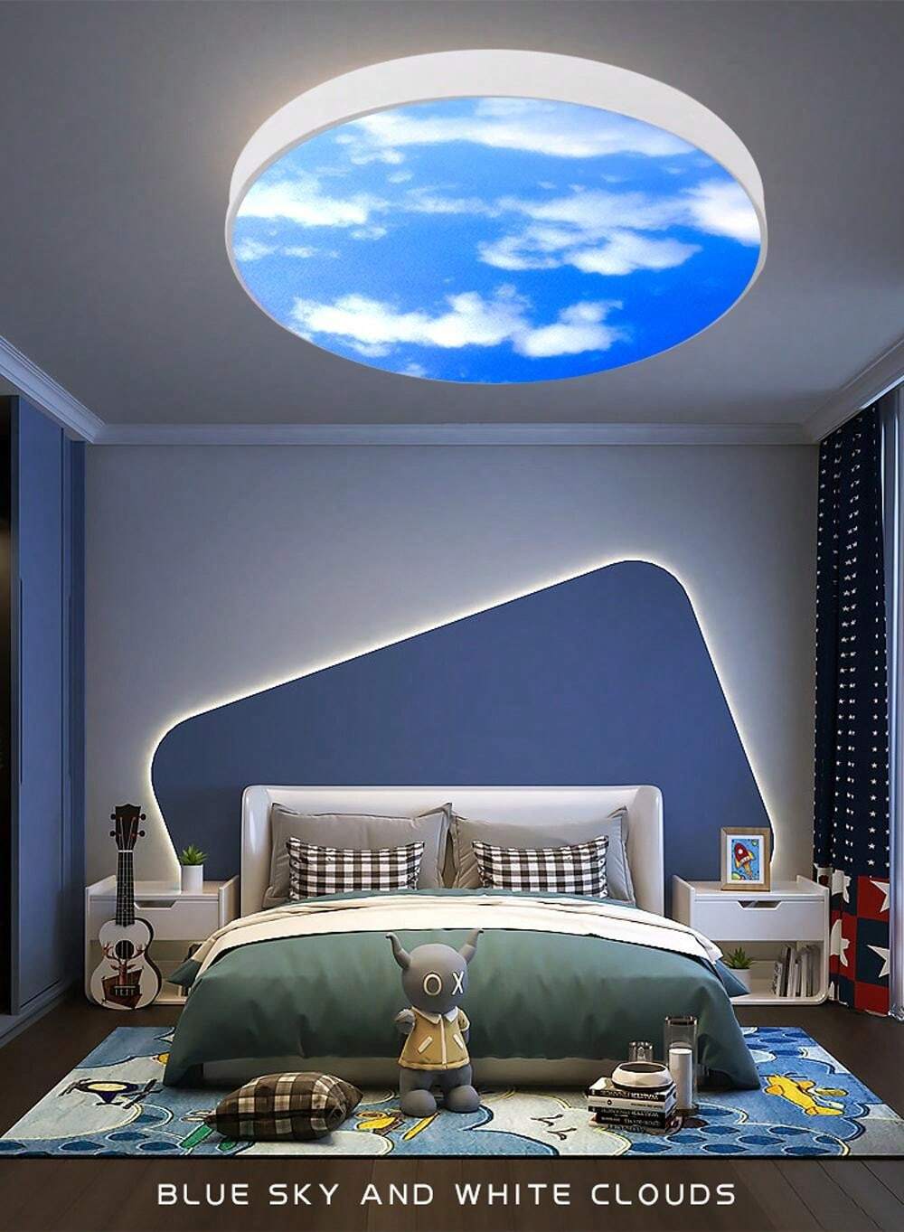 Modern LED Ceiling Lamp Cool White Ceiling Lamp Acrylic Ceiling Light ...