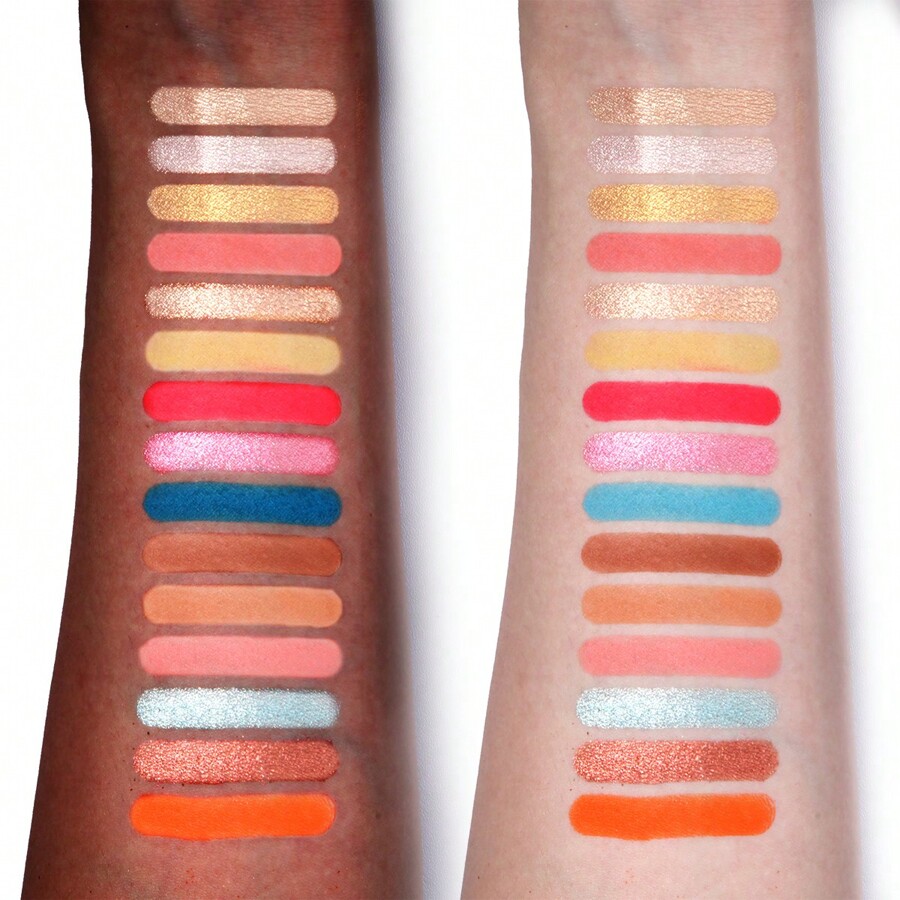 15-Color Eyeshadow Palette In Brilliant Colors For Free Combination Of ...