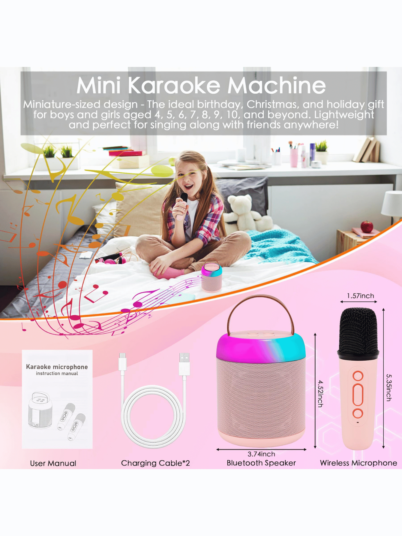 Non-Destructive Sound Quality Bluetooth Bright Light Speaker Home ...