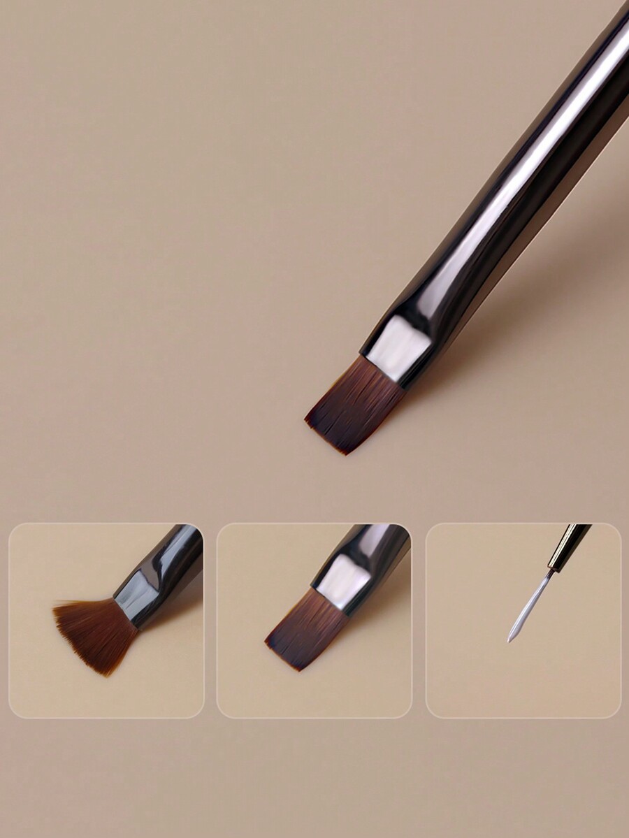 1pc Nail Art Pen With Transparent Powder Rod, Pulling Line, Circular ...