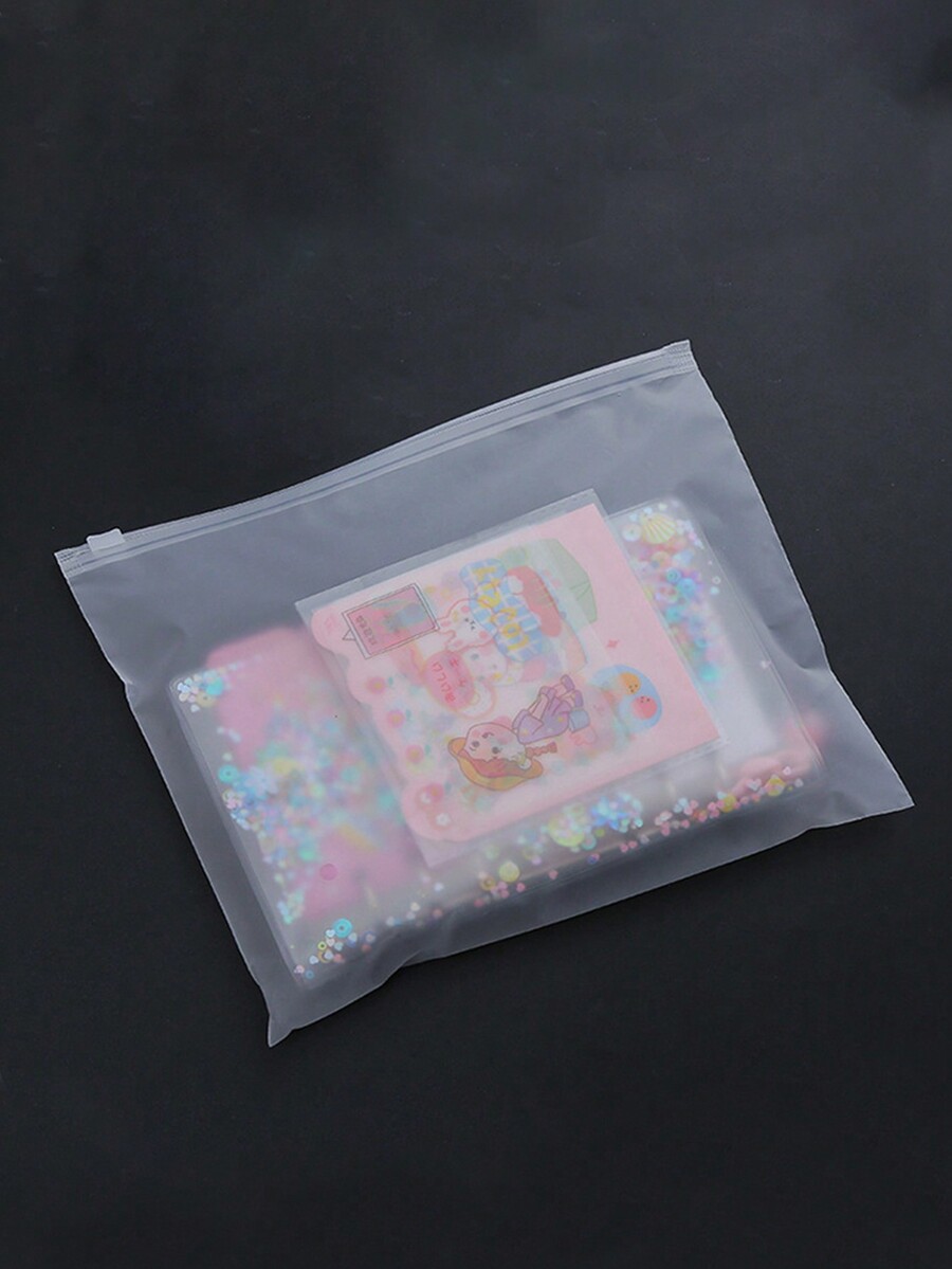 10pcs/20pcs Transparent Frosted Resealable Bag For Jewelry Packaging ...