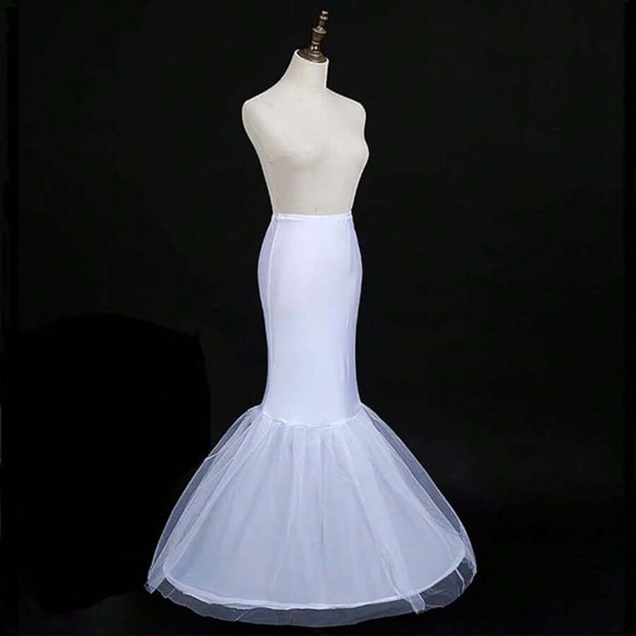 Fashion Underskirt Fishtail Underskirt Bride Wedding Dress Petticoat ...