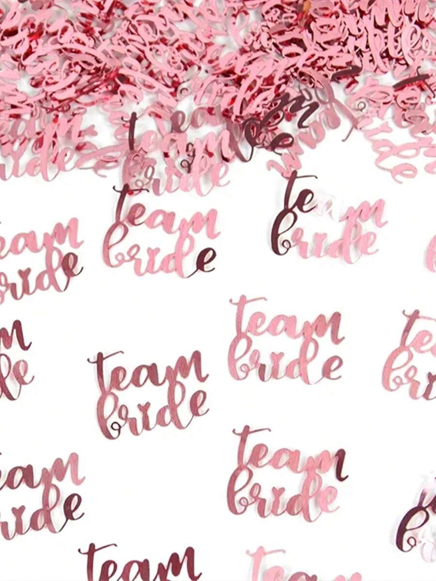 15g Sequin Hen Party Team Bride Heart Confetti Decoration Bridal Shower ...