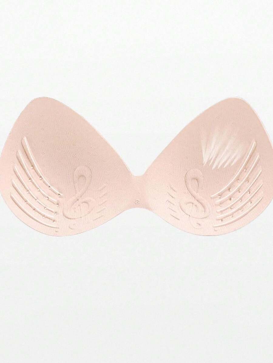 2 Pairs Of Apricot Color Latex Breast Pad Inserts For Big Breasts ...