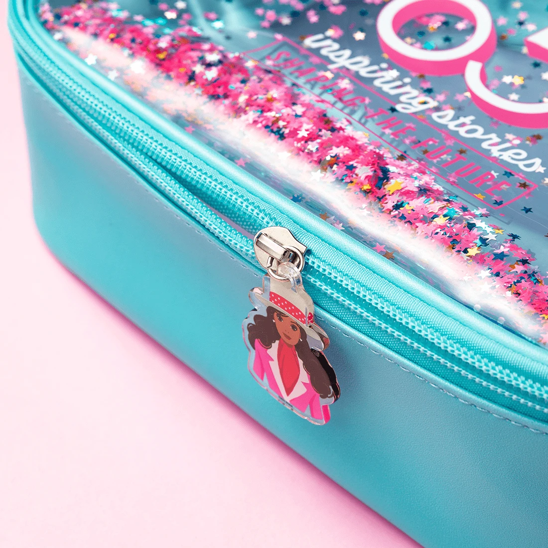 Miniso Barbie Collection Translucent Square Cosmetic Bag Makeup Bag ...