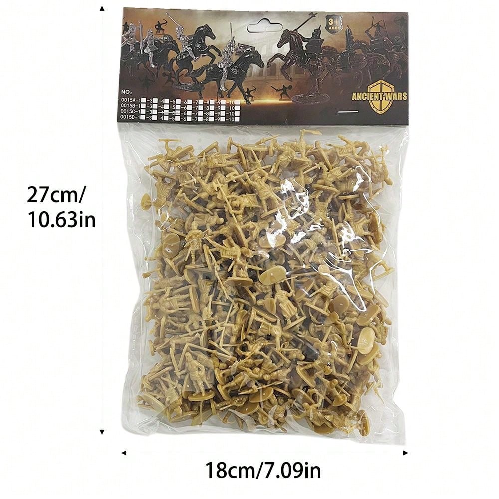 Antique Soldier Doll Toy, Middle Ages Infantry Archer Sword & Shield ...