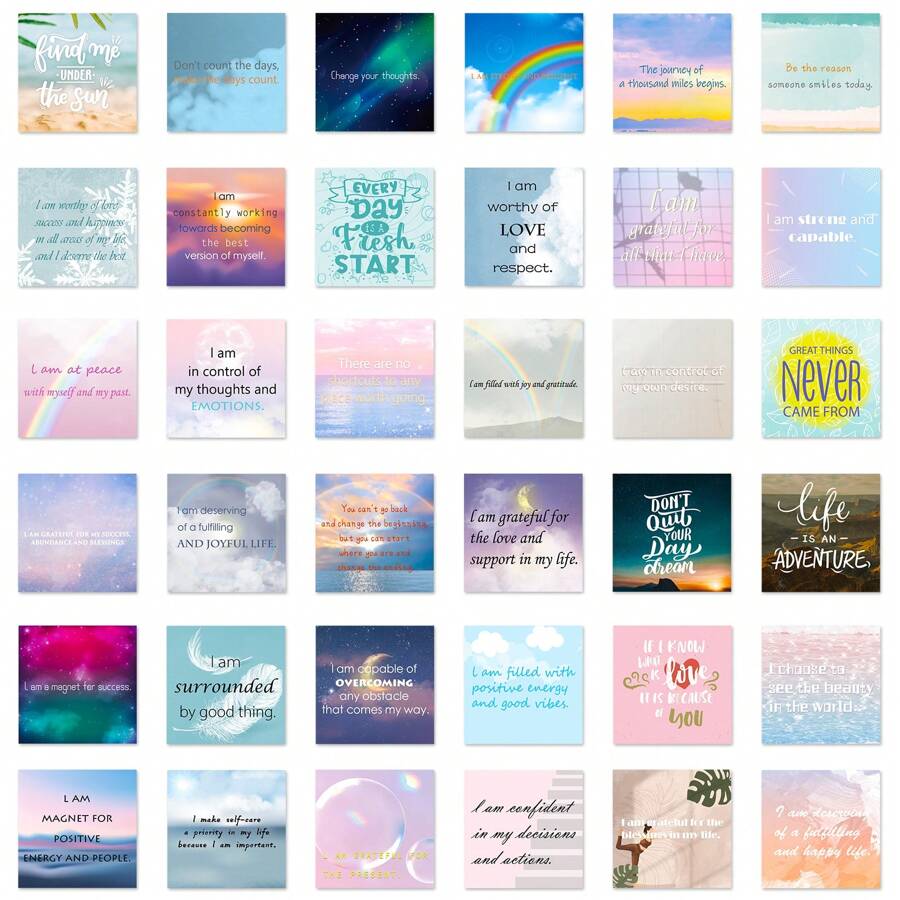 100pcs Motivational Stickers For Water Bottles, Waterproof Stickers For ...