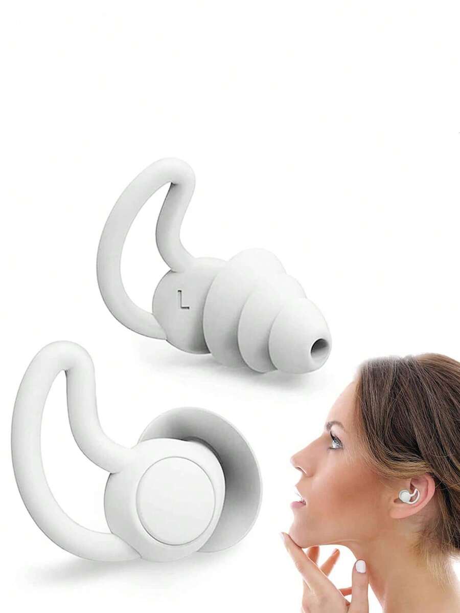 Silicone Earplugs For Noise Reduction, Sleeping, Anti-Noise For ...