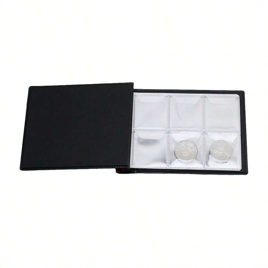 60 Pockets Coins Album Collection Book Mini Penny Coin Storage Album ...