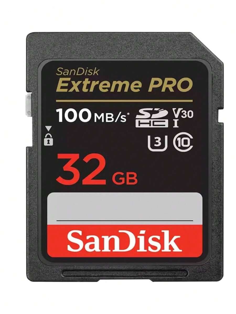 SanDisk SD Card Extreme PRO 256G 128G 64G 32G U3 4k Read Up To 200MB/S C10 V30 UHS-I SDHC / SDXC ...