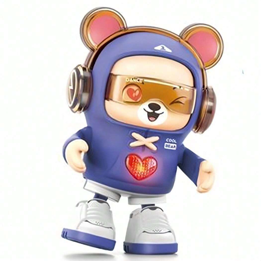 New Electric Dancing Bear Robot Toy For Children With Music And Light ...
