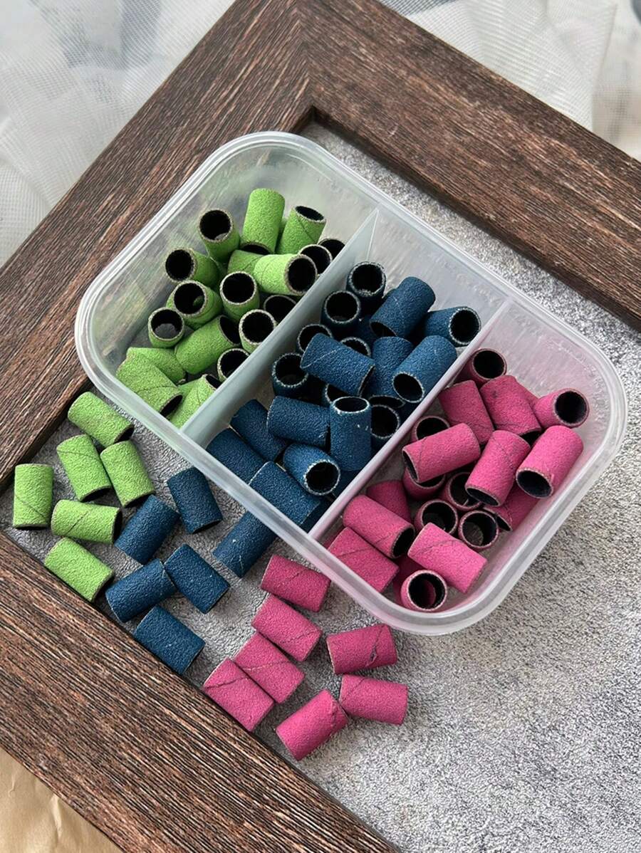 Manicure Tool Set With Sanding Ring, Sanding Head And Colorful Sanding ...