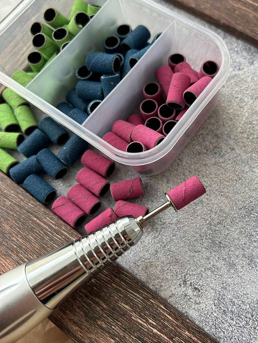 Manicure Tool Set With Sanding Ring, Sanding Head And Colorful Sanding ...