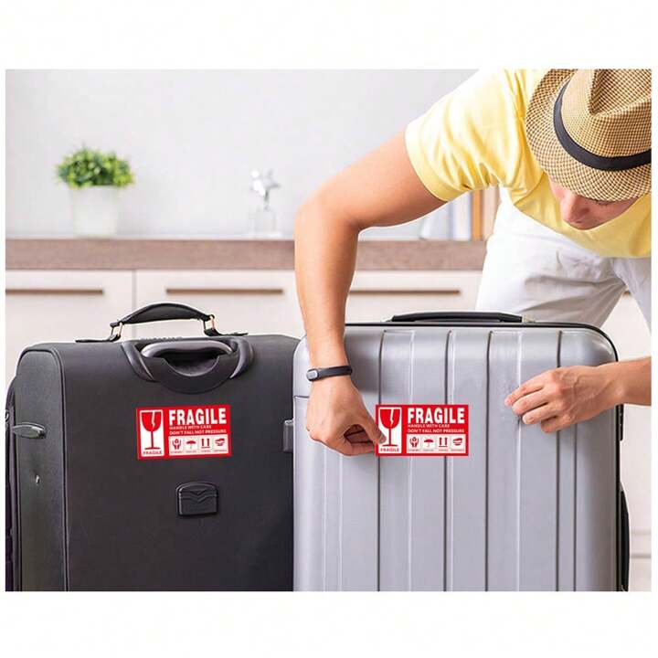 120pcs Fragile Handle With Care Labels Stickers For Moving, Glass ...