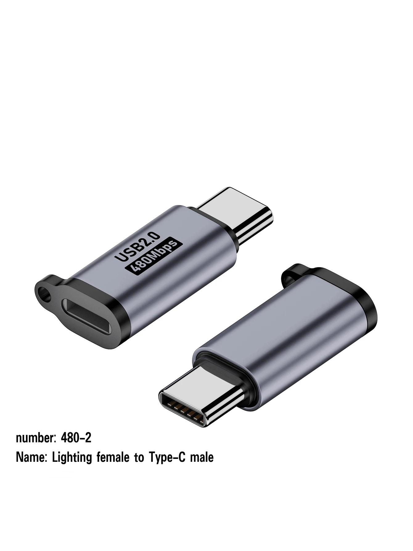 Usb To Mini Usb Adapter, V3 To Type-C Charging Cable Converter, T ...