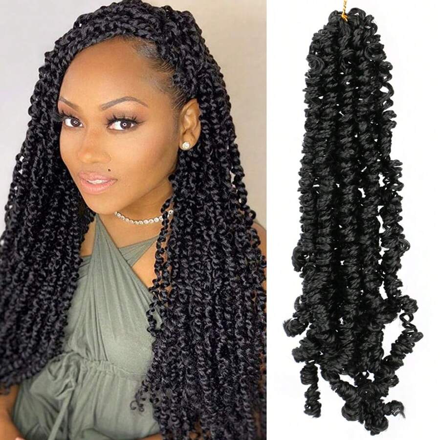 Synthetic Water Wave Crochet Hair Material For Passion Twist Spring ...