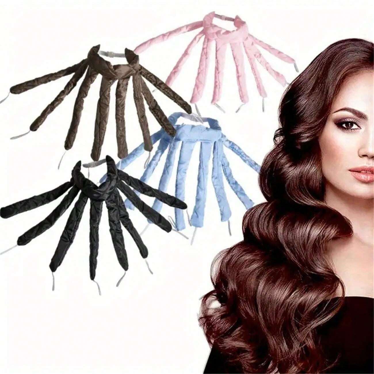 Octopus Shaped Heatless Curls Headband Hair Curler Heatless Hair ...