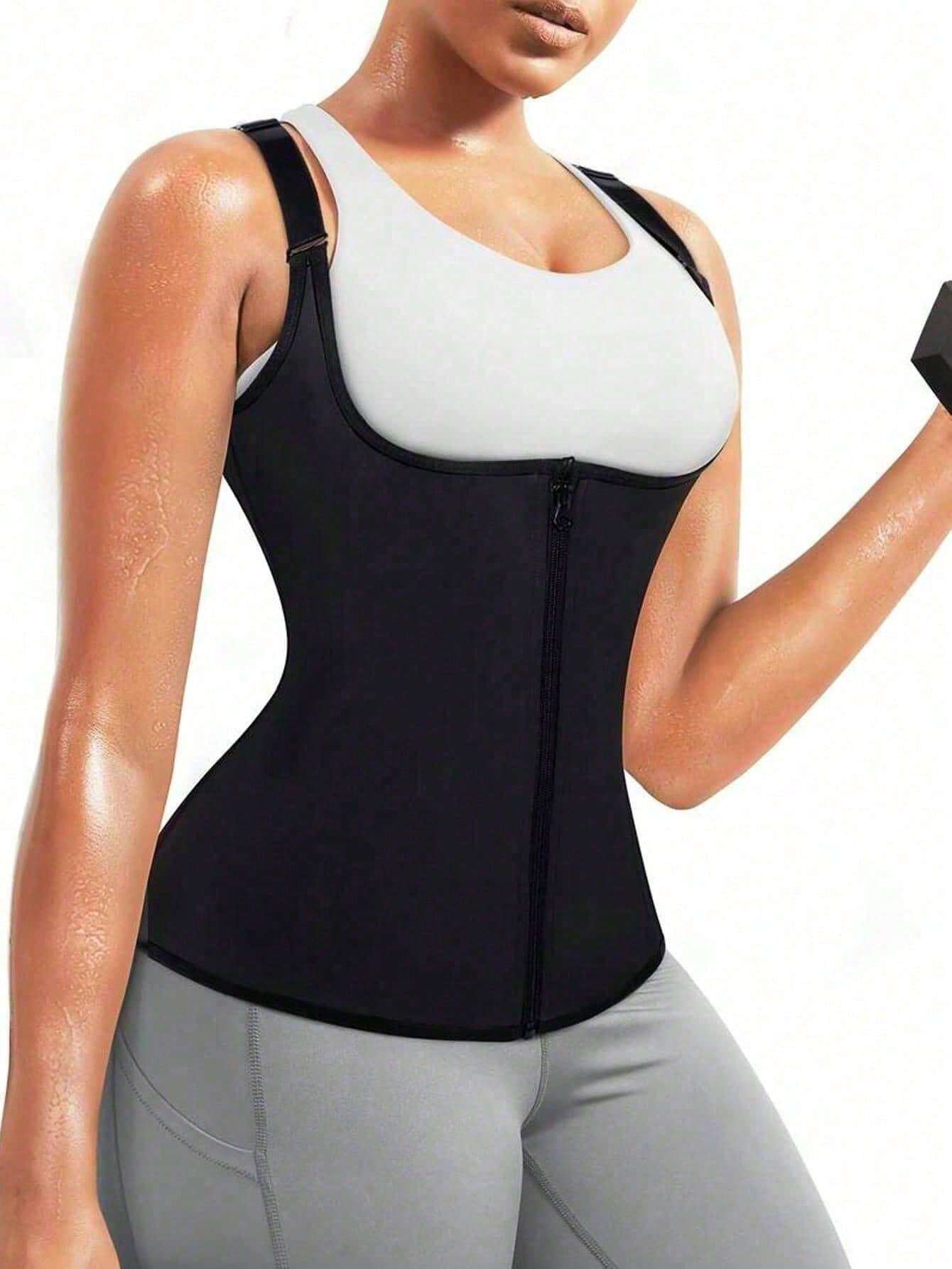 Women's Chest & Waist Compression Belt, Unisex Sport Waist Trimmer Belt ...