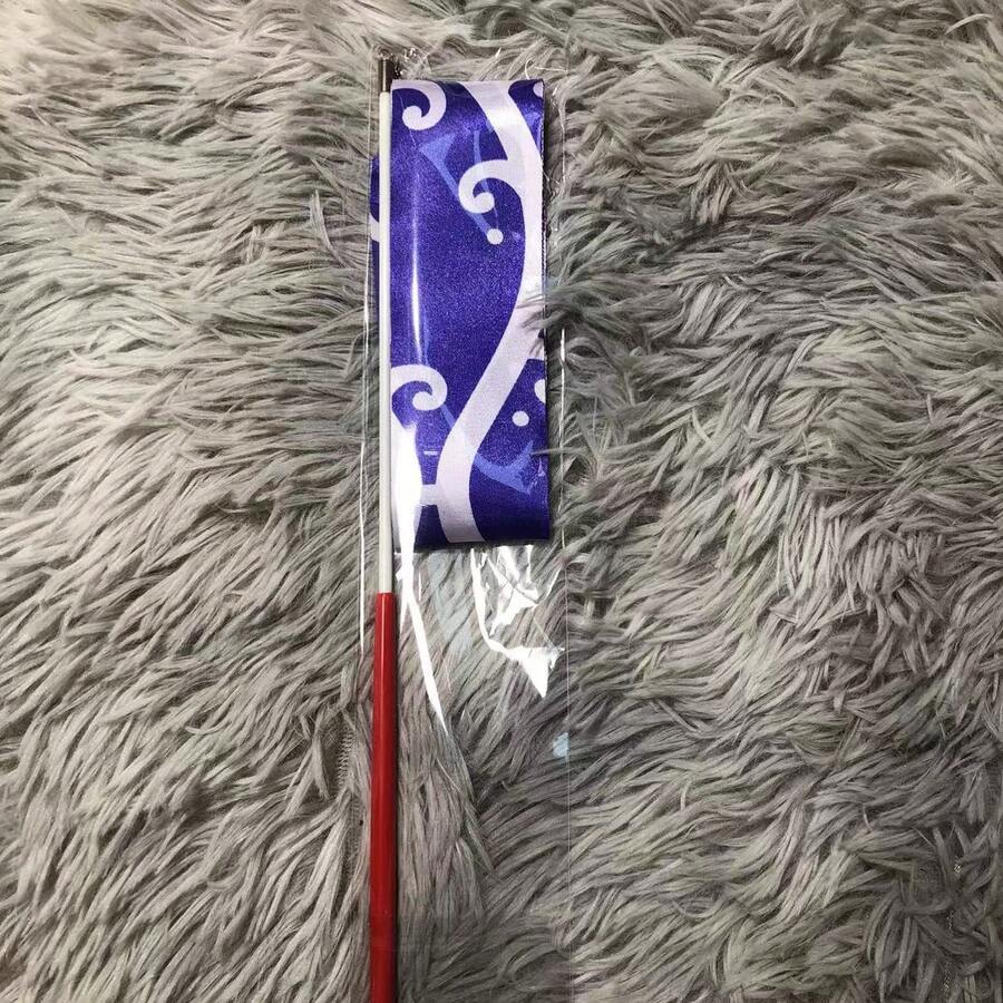 1pc Purple Color Rhythmic Gymnastics Dance Ribbon, Baton Twirling ...