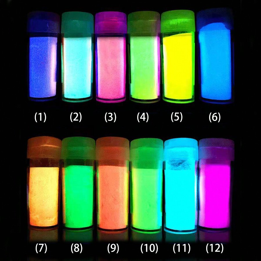 1 Bottle Of 0.7 Oz (20g) Luminous Powder Long-Lasting High Brightness ...