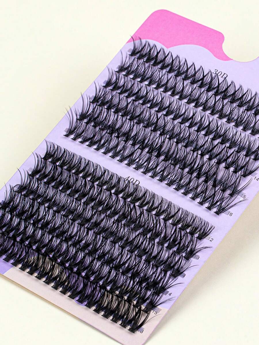 Cluster Lashes Mixed Tray Individual Lashes 3D Volume Eye Lashes Soft ...