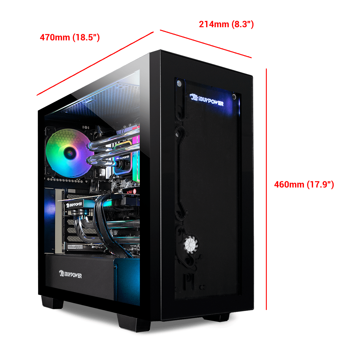 IBUYPOWER Gaming PC Desktop - Custom Hardline Liquid Cooling - Intel ...