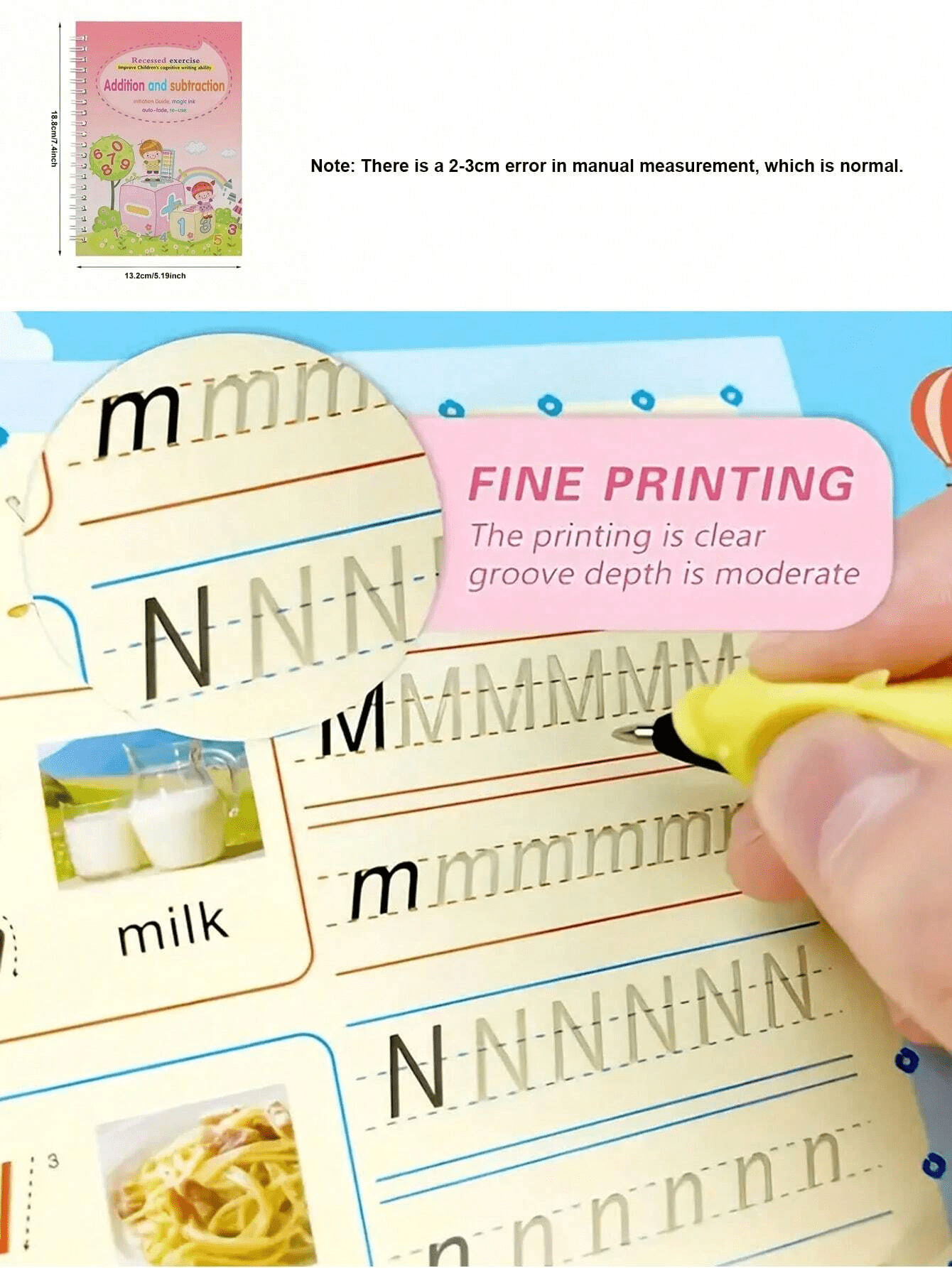 4pcs Incredible Handwriting Practice Books & 1pc Reusable Calligraphy ...