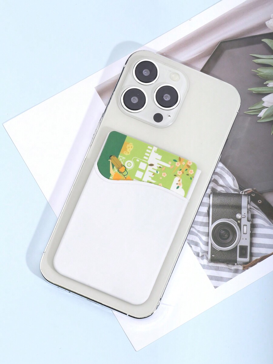 Single-Layer Silicone Adhesive Card Holder For Mobile Phone, Id Card ...