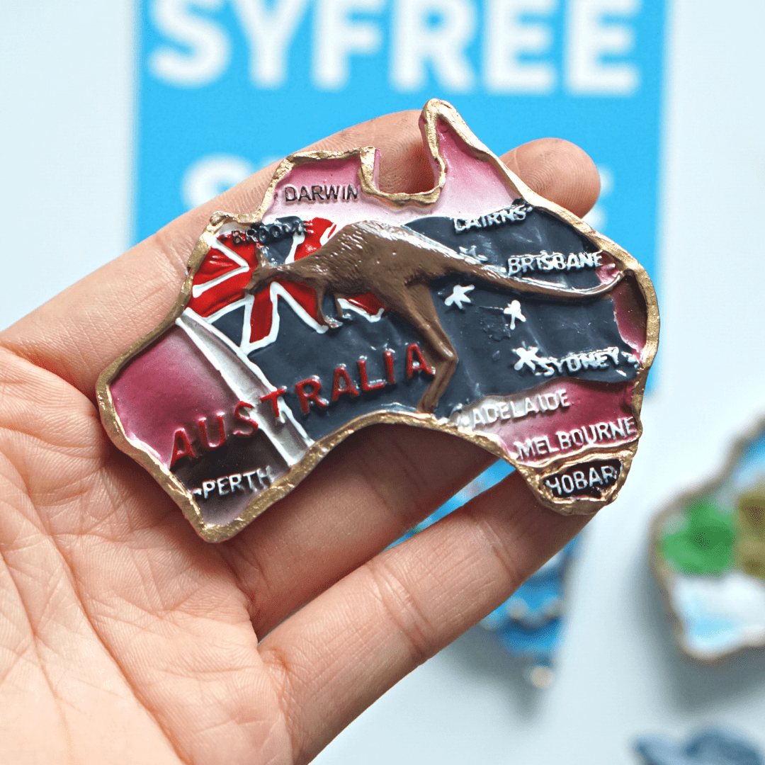 1pc Australia Souvenir Refrigerator Sticker: Featuring Koala, Kangaroo ...