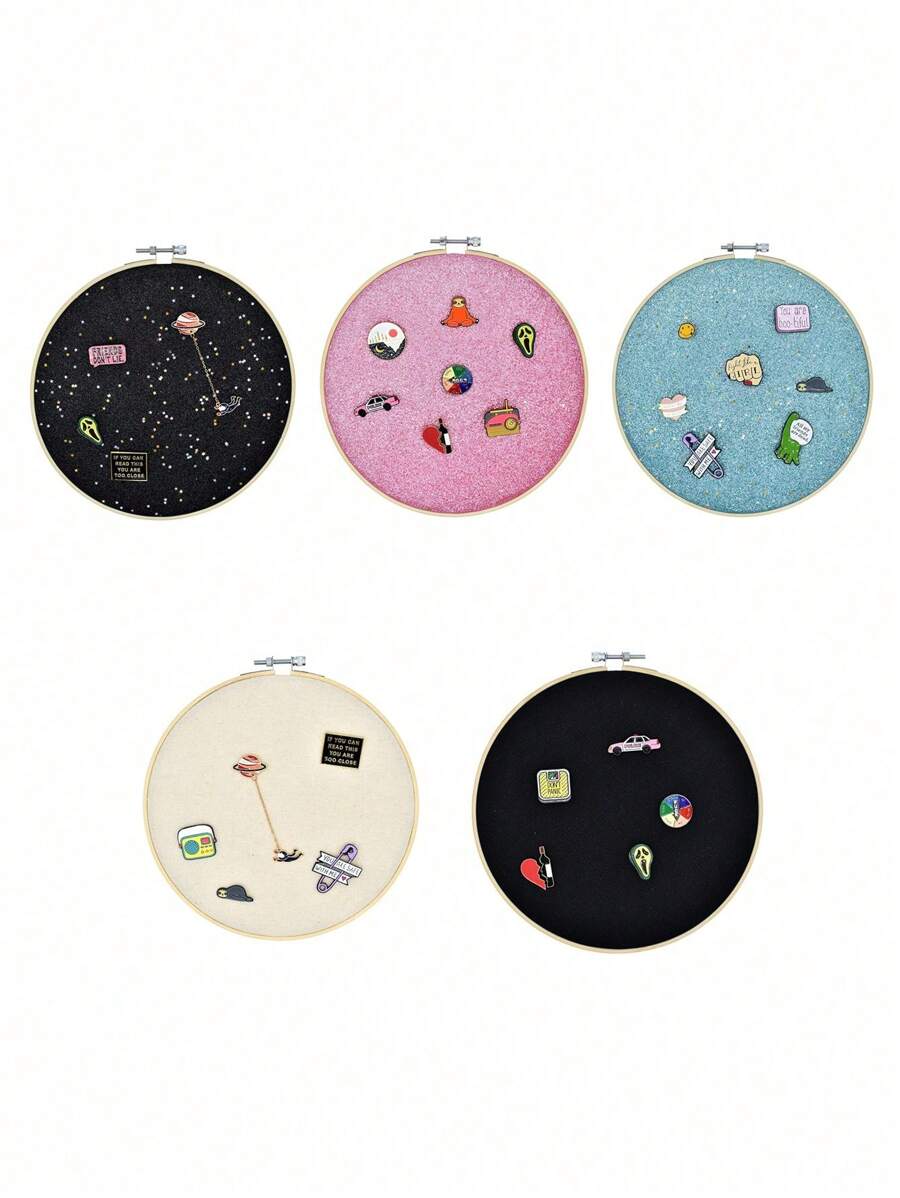 1Pcs Badge Brooch Display Storage Racks Wall Hanging Pin Display ...