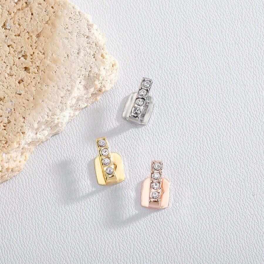 Fashion Single Vertical Bar Teeth Grillz Braces Hip Hop Hollow Tooth ...