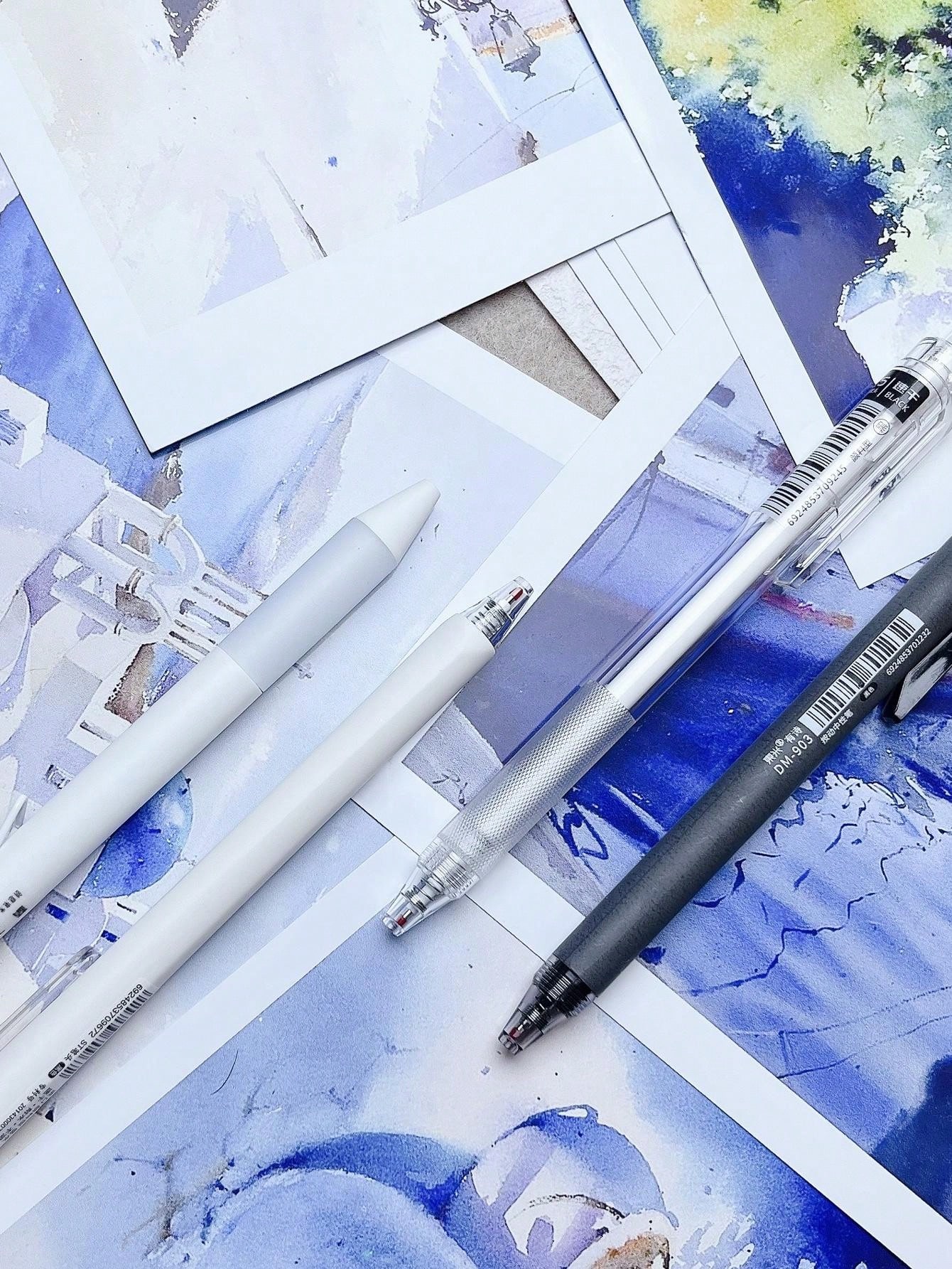 Classic Black And White Combination High-Value Simple Writing ...