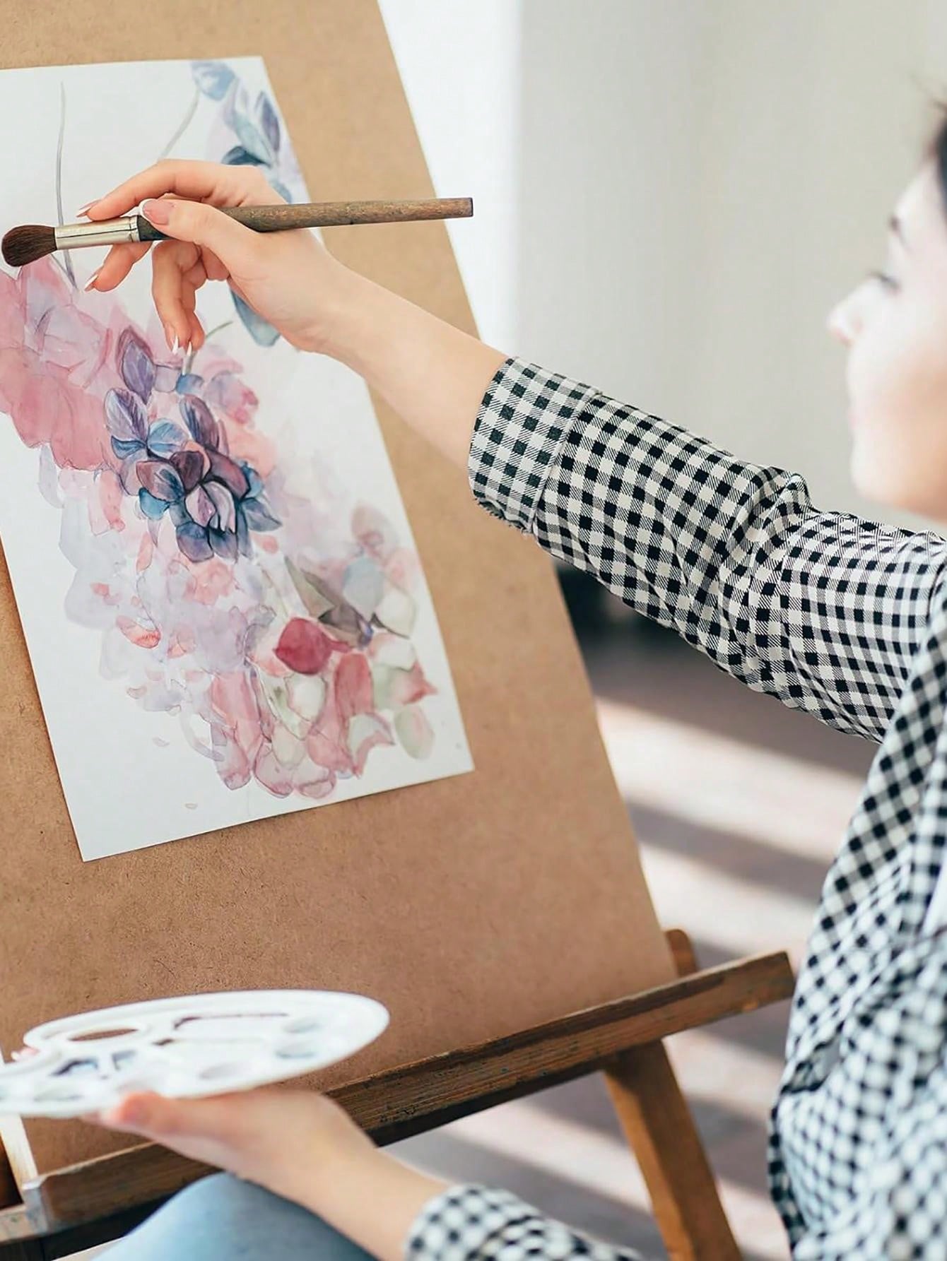 100 Sheets Of Watercolor Painting Paper, White Cold Pressed Painting ...