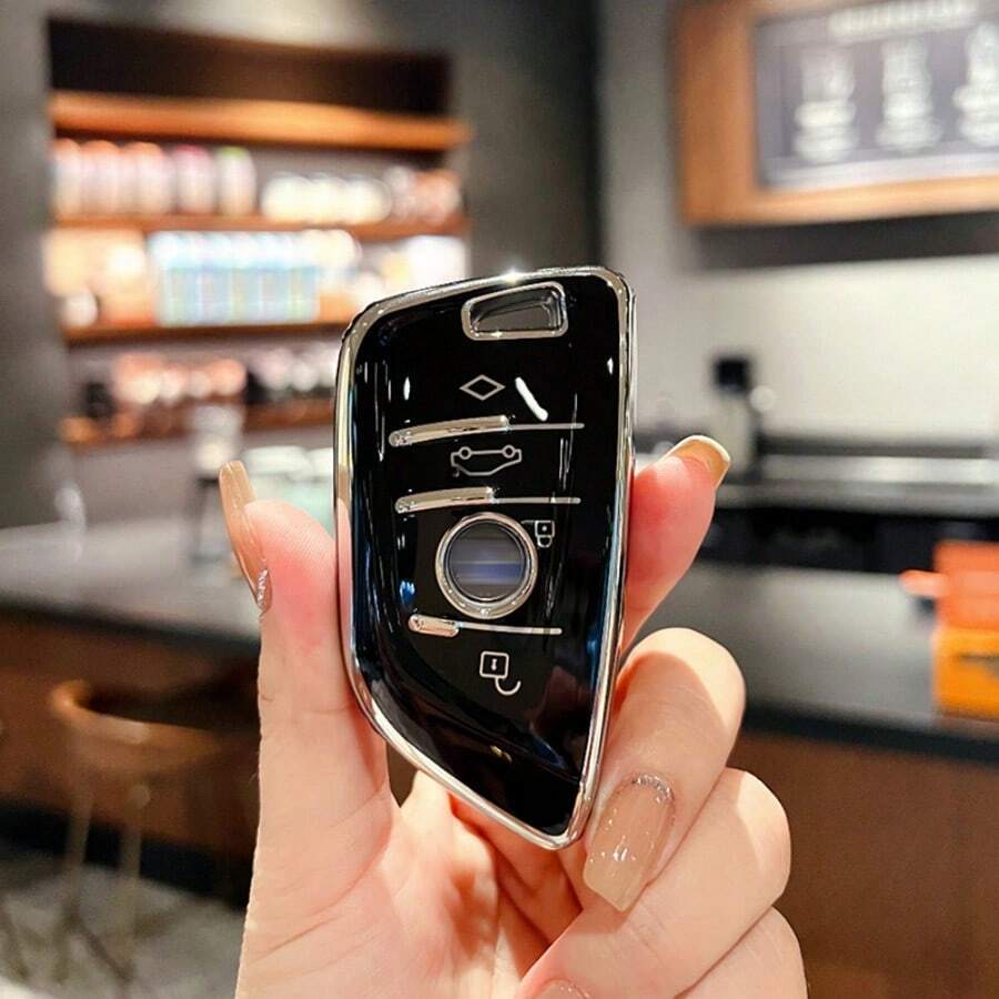 Car Key Fob Case Cover With Keychain For BMW X1 X2 X3 X4 X5 F15 X6 F16 ...